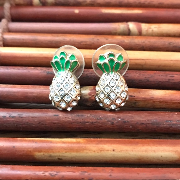 Jewelry | Pineapple Stud Earrings | Poshmark